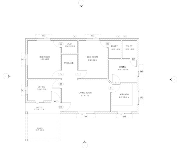 Create the 2d and 3d plan in autocad by Netendra | Fiverr