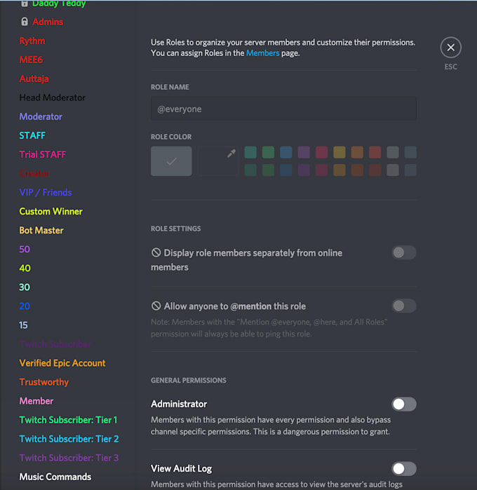 Me will create a professional looking gaming community discord server ...