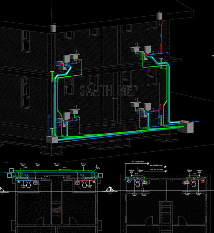 Create revit and autocad shop drawings by Sajith_mep | Fiverr