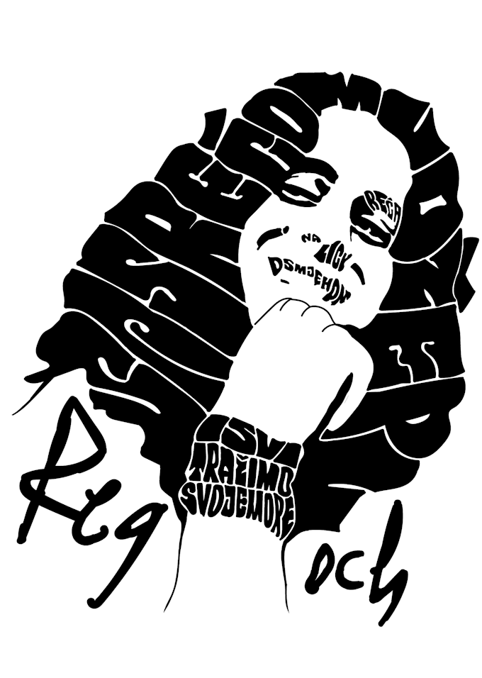 Do epic vector word cloud art typography portrait for you by Marina ...