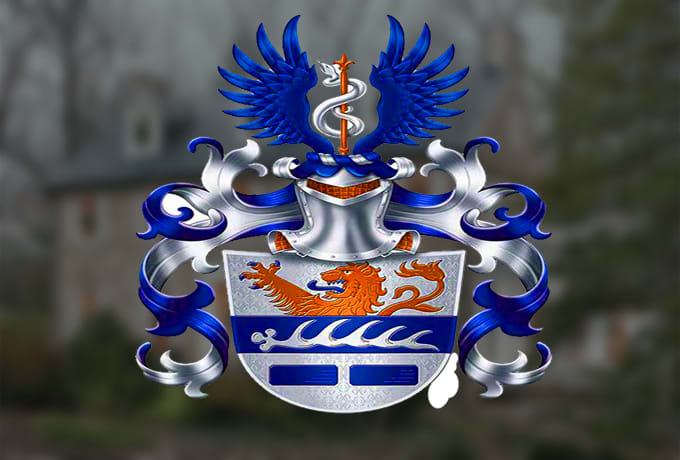 Design luxury family crest and heraldic style coat of arms logo by ...