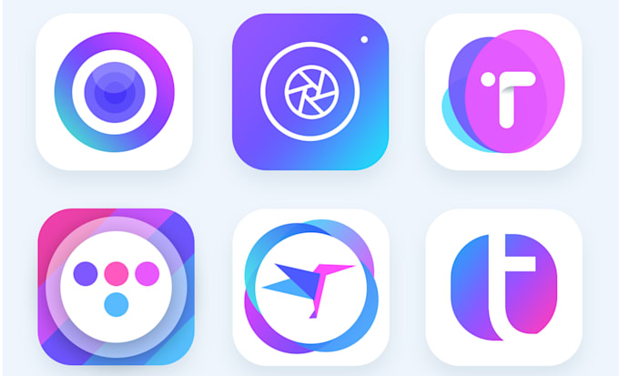 Create flat mobile app icon and app logo design for your ios by Logo ...