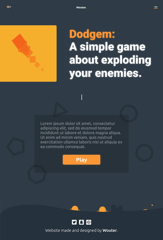 Design a clean, clear and professional ui for you by Wouterxd | Fiverr