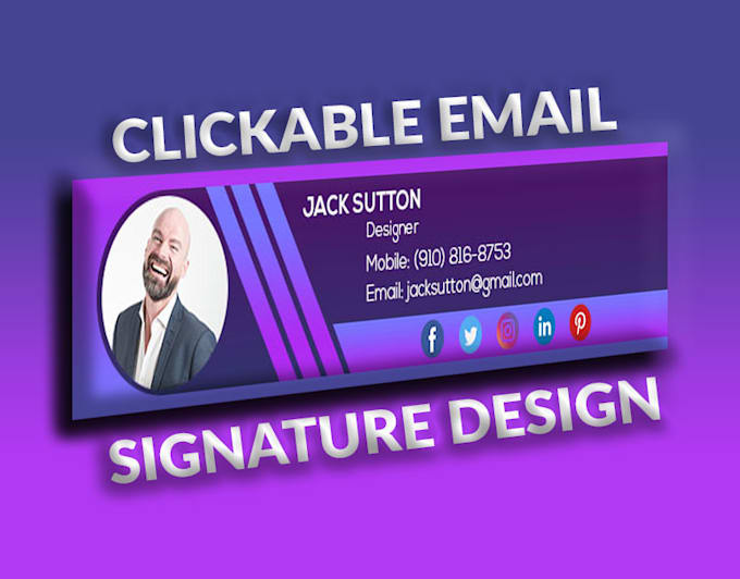 Create A Responsive Clickable Html Email Signature By Shuvo6321 Fiverr