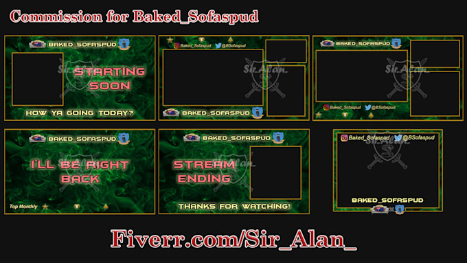 Design and create custom stream screens and overlays for your channel ...