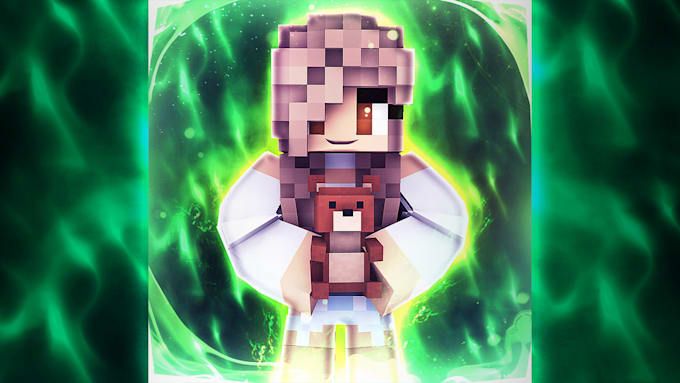 Premium minecraft profile picture for youtube by Spirillix | Fiverr