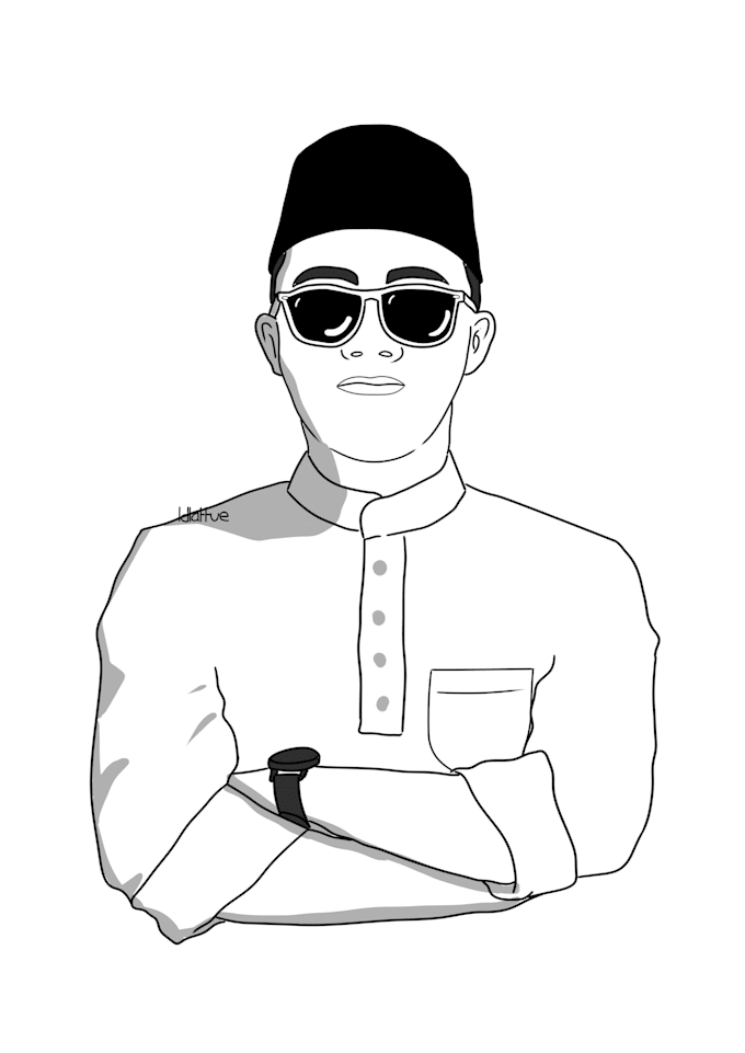 how to draw half body