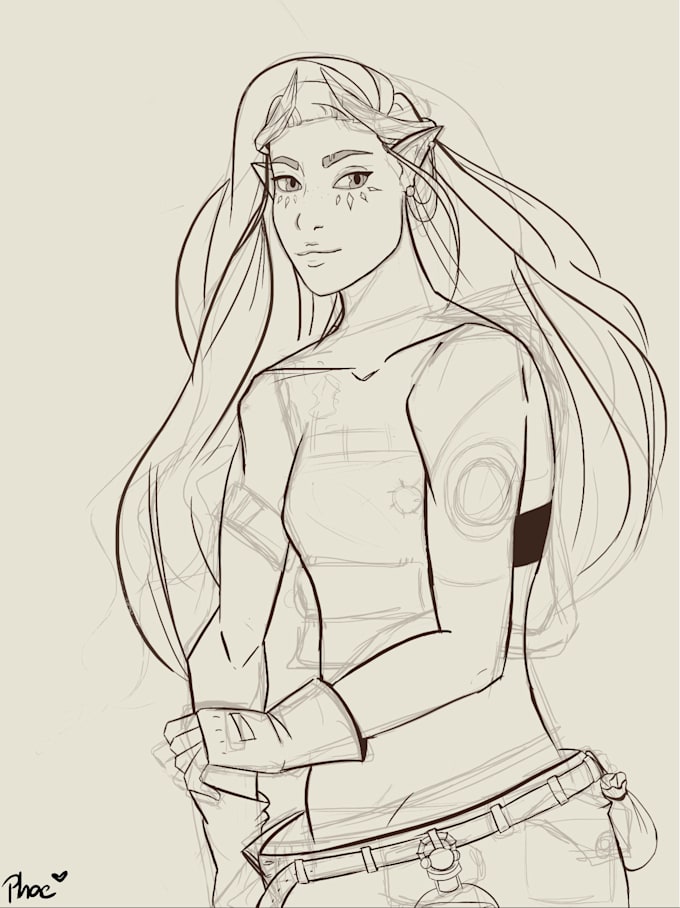 Draw any character you want by Hiimphae | Fiverr