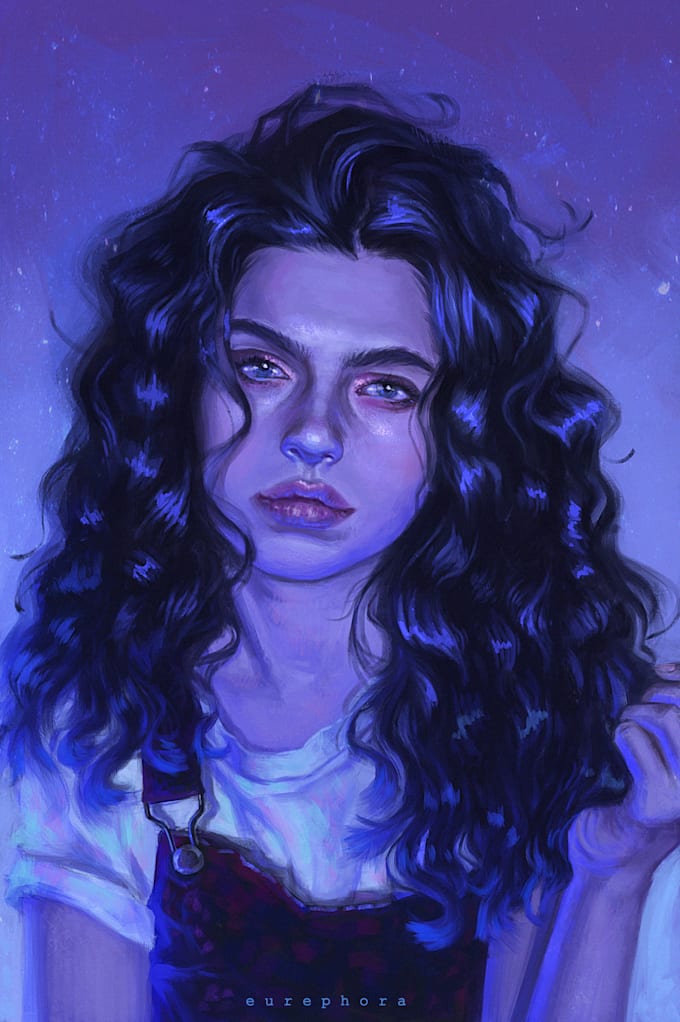 Do realistic or fantasy portrait by Eurephora | Fiverr