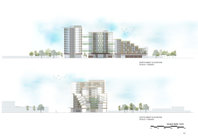 Render architecture plans, sections and elevations by Jeanlee_ds | Fiverr