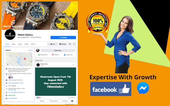 Create Setup Design N Optimize Facebook Business Page With Brand