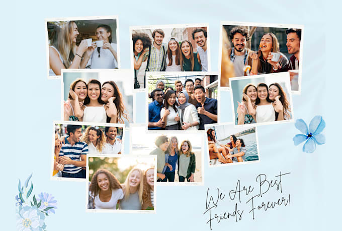 Make your photo collection in one frame design by Uyscuti20 | Fiverr