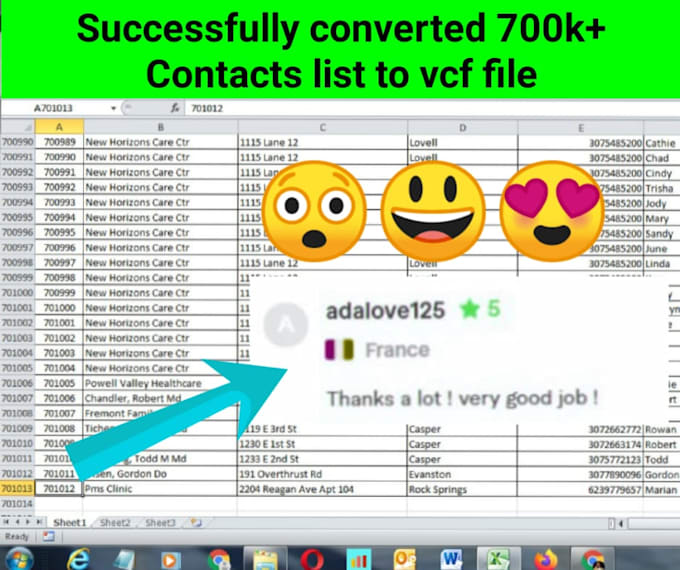 Convert contacts list to vcard or vcf or csv files by Scrappermushtaq ...