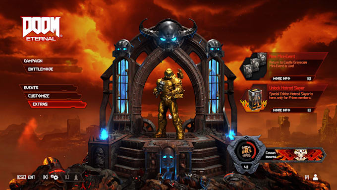 Get you the golden slayer skin in doom eternal by Fallout_senpai | Fiverr