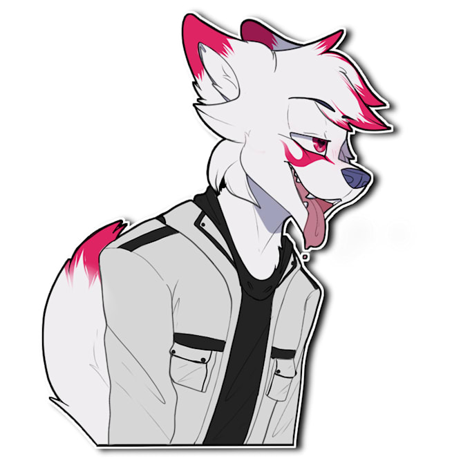 Draw furry telegram stickers for you by Whinniethedonk | Fiverr
