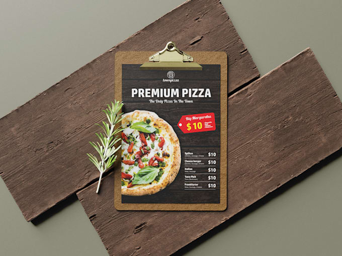 Design eyecatching modern restaurant menu, menu board by ...