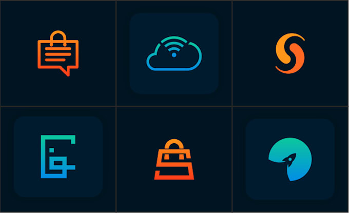 Design simple clean mobile app icon design ,website icon, logo design ...