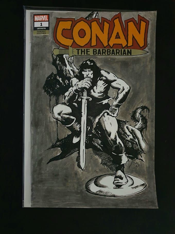 Create classic comic covers on blank variants by Flamingmohican | Fiverr