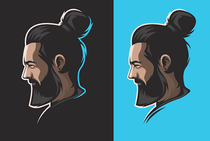Design awesome simple vector portrait from your photo by Rohmanbudi ...