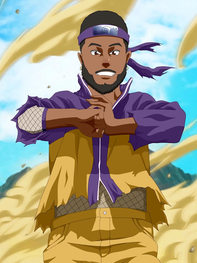 Digital drawing naruto portrait by Unggulandi | Fiverr