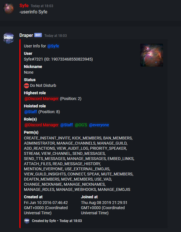Make you a custom discord bot for your server by Itssyfe | Fiverr