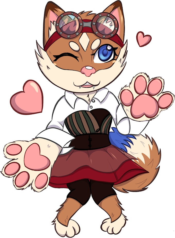 Draw anything on my furry chibi style by Umikocherry | Fiverr