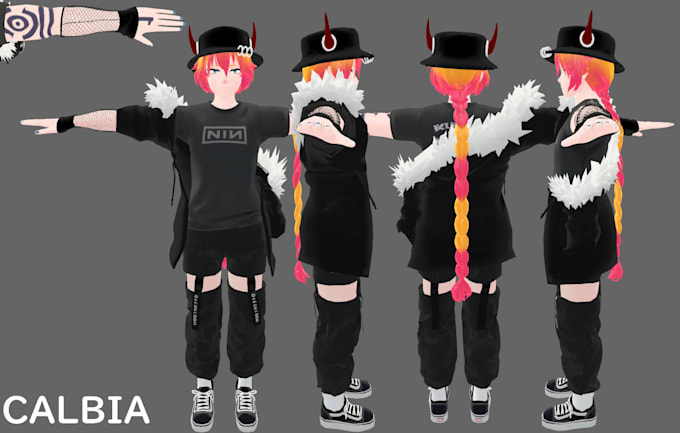 Make you a custom vrchat model by Kingcalbia | Fiverr