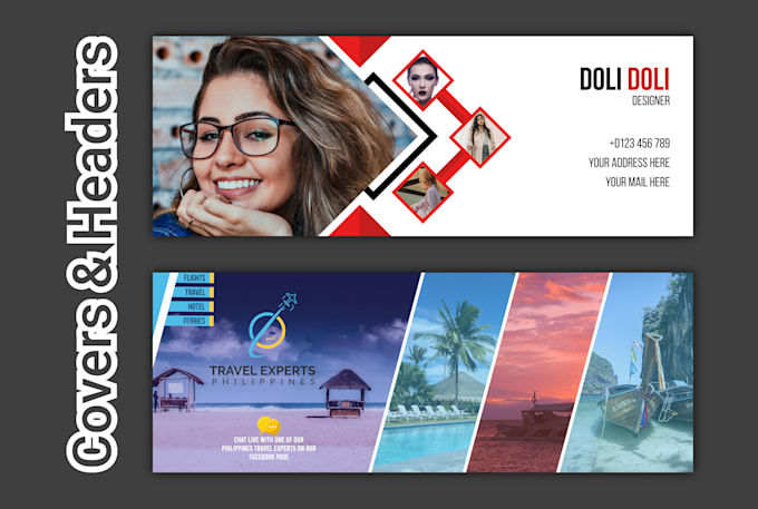 Do fb cover, static feed template for restaurant or business by ...