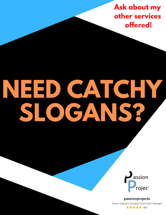 Help you with your business name, tagline, engaging slogans by ...