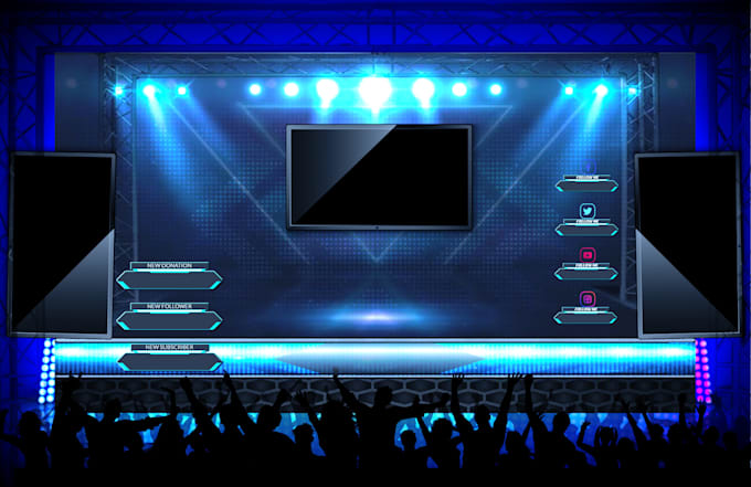 Create a custom stream background layout by Skillmaxter | Fiverr