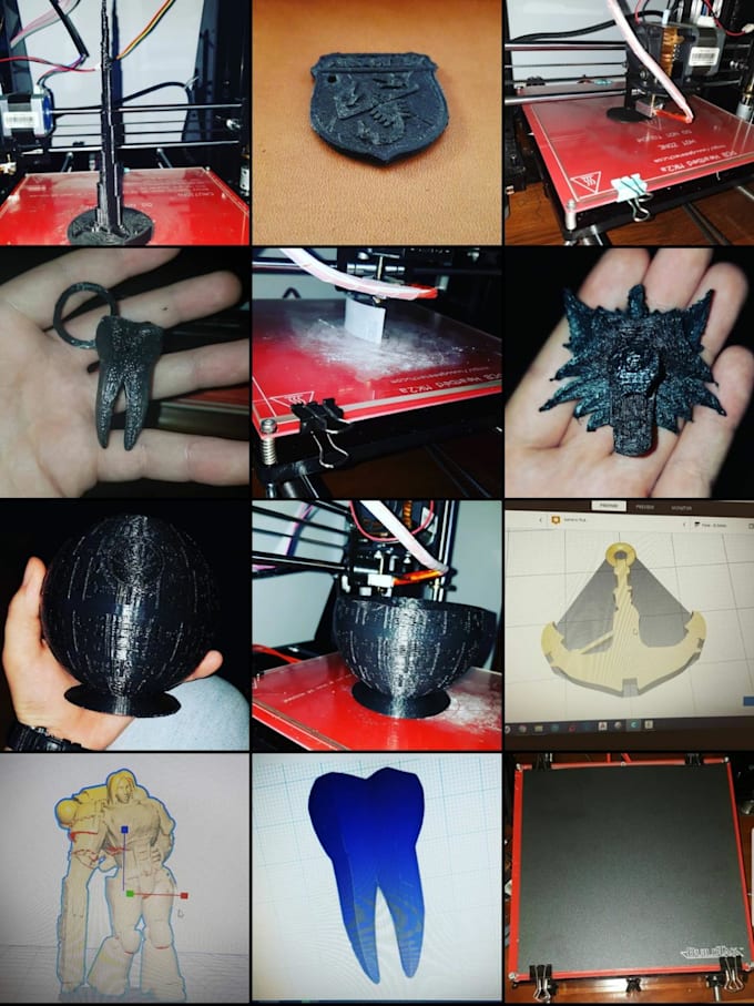 2d and 3d design, 3d modelingand 3d printing by Alessandroer540 | Fiverr