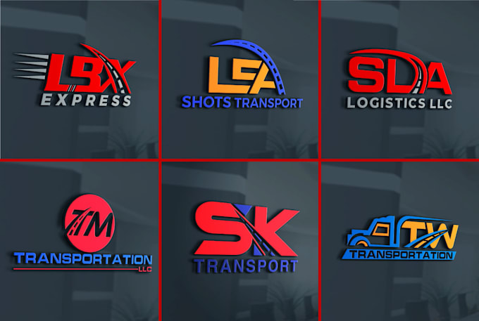 Create modern transport logistics and trucking logo by Logomaker24h ...