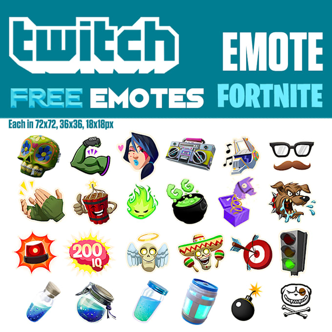 Create custom fortnite themed twitch emote or badge big boom offer is ... Create custom fortnite themed twitch emote or badge big boom offer is ...
