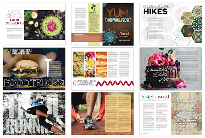 Design your magazine layout by Kimlathe | Fiverr