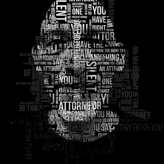 Print your custom wordcloud portrait by Heraproject | Fiverr
