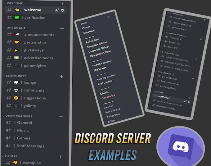 Professionally set up discord server by Tbutterworth | Fiverr