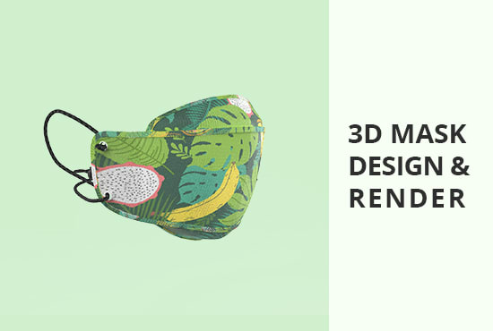 Create custom 3d mask design by Dwimasdhanang | Fiverr