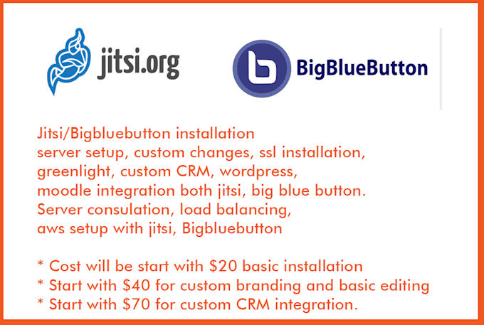 Install and customize jitsi or bigbluebutton on your server by Lalityadavswd1 | Fiverr