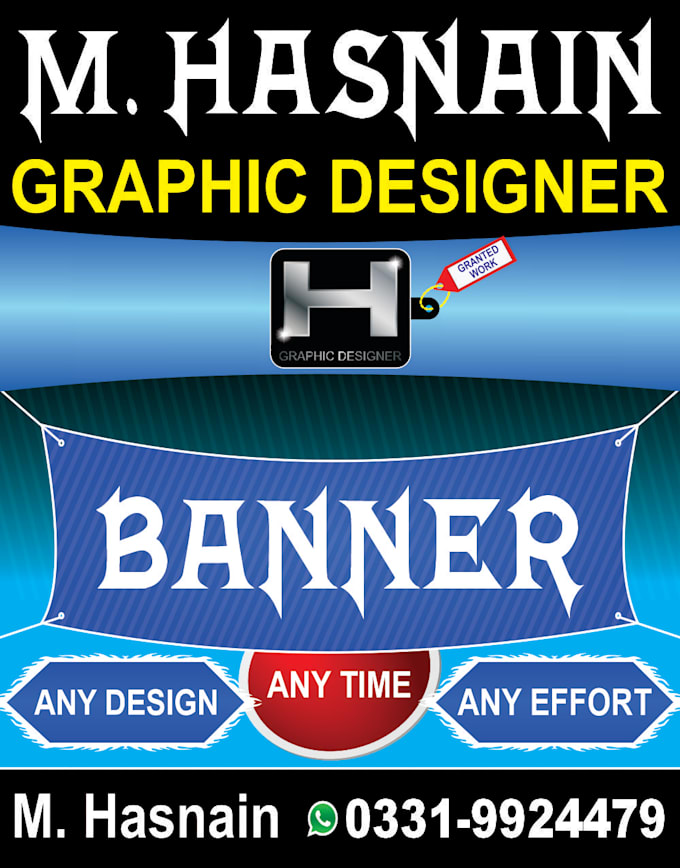 Make a marvelous graphic design by Hasnaindesigns7 | Fiverr
