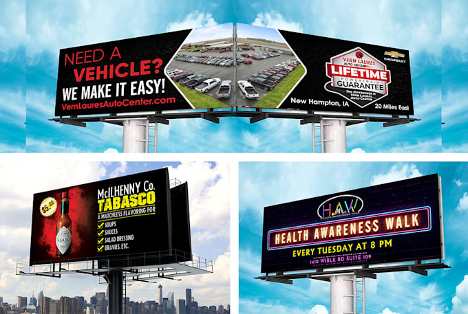 Design banner, yard sign, billboard, signage, retractable, roll up in ...