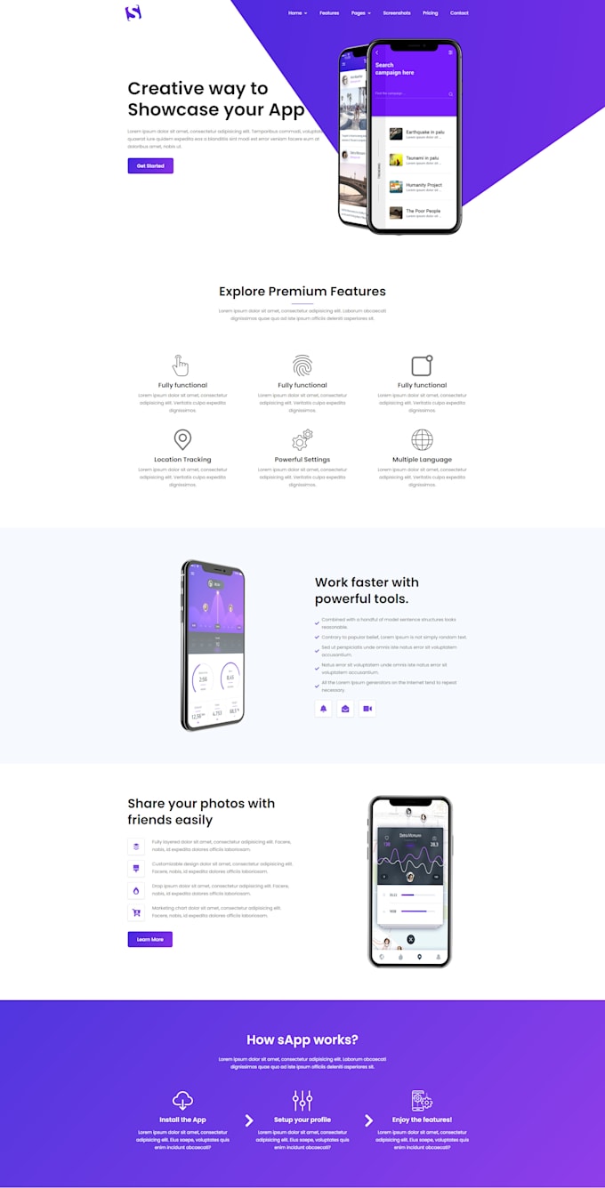 Do one page outstanding wordpress landing page in 3 hours by Thesiam786 ...