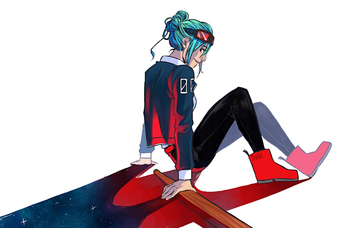 Draw your character in manga style by Jugi_art | Fiverr