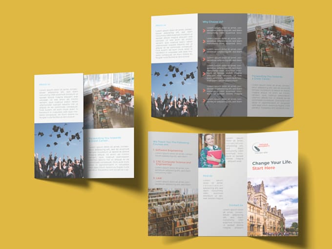 Design creative tri fold brochure,promotional banner for 5 doller by ...