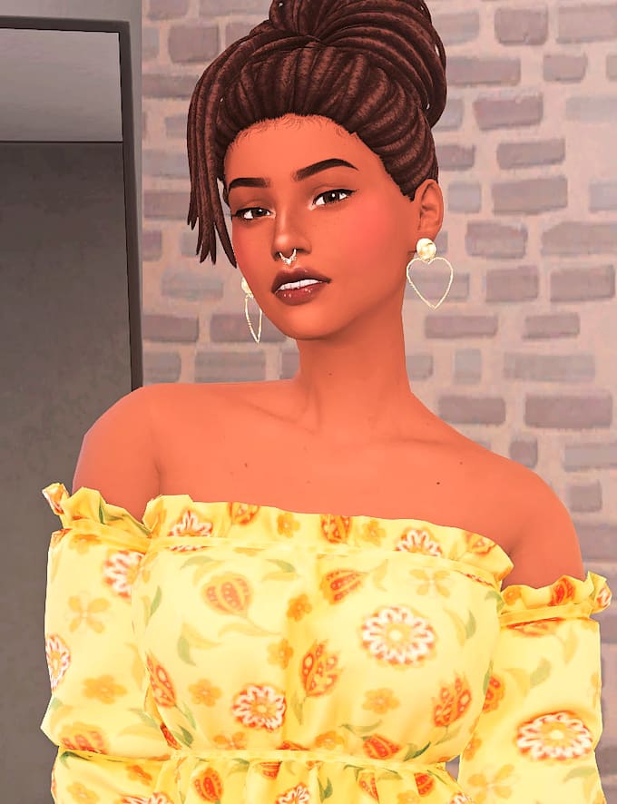 Create a beautiful custom sim for you, plus an edited photo by Mawhes ...