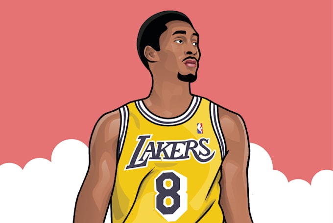 Draw cartoon simple vector portrait by Putraer | Fiverr