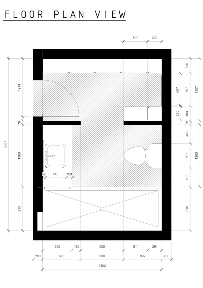 Design wet spaces in 3d and prepare proper dimensions by Muhammedcoskun ...
