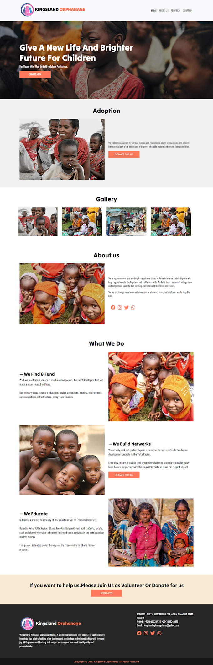 Html css landing page design and html css bootstrap website by Iamjahid25 | Fiverr