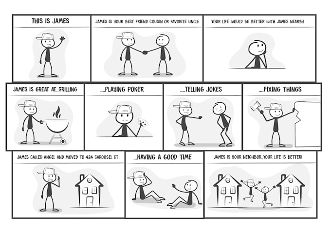 Storyboard cute cartoon, cute animals and comic illustration by Wasiq ...