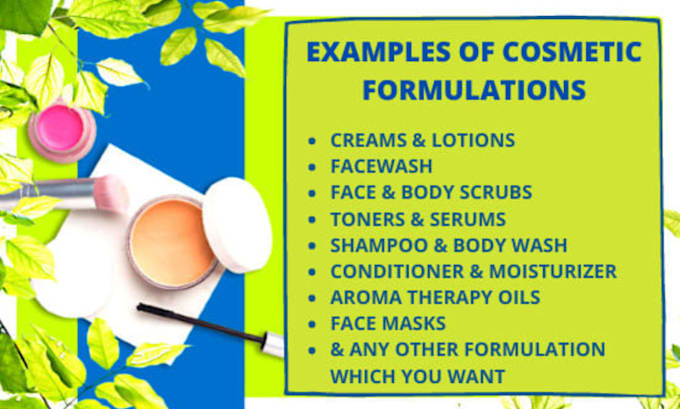 Formulate cosmetics or skincare formulation by Mairajaved652 | Fiverr