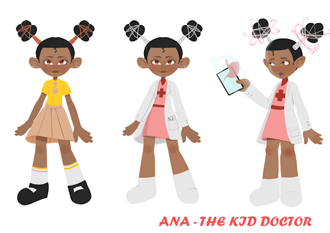 Provide digital character design services by Delzy_arts | Fiverr